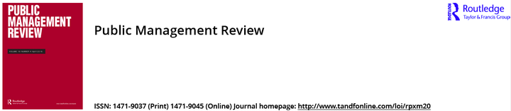 Public Management Review 2016年度最佳论文—“行政法人化与公共部门绩效” - 知乎