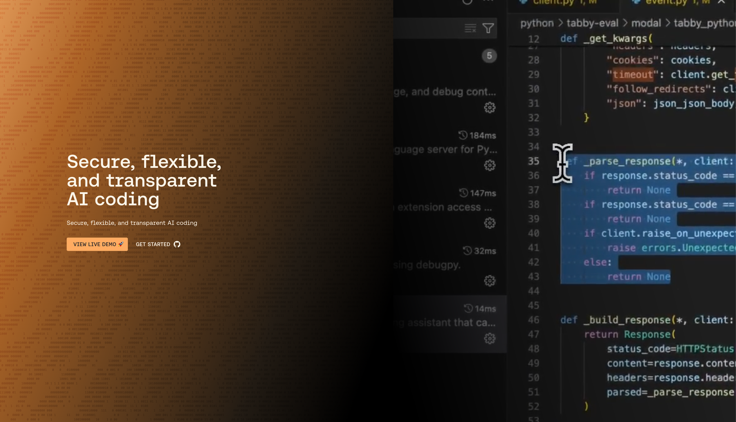 Tabby - 开源自托管的 AI 编程助手 - 知乎