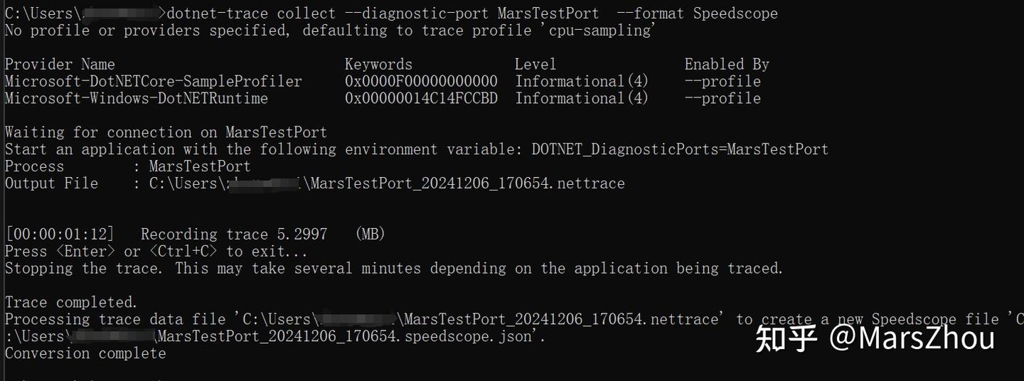 使用 dotnet-trace 进行 .NET 的性能收集和分析 - 知乎