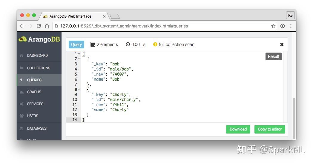 【ArangoDB教程10】 Web界面功能详解 - 知乎
