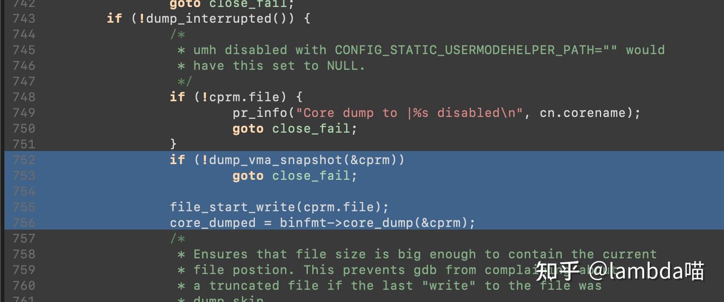 Linux CoreDump 生成原理剖析 - 知乎