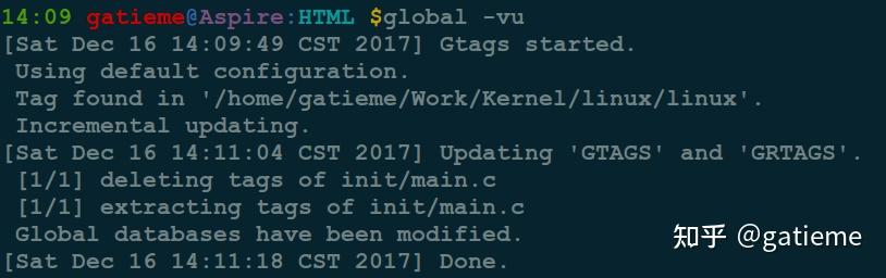 Ubuntu 安裝 GNU Global(gtags) 阅读Linux内核源码 - 知乎