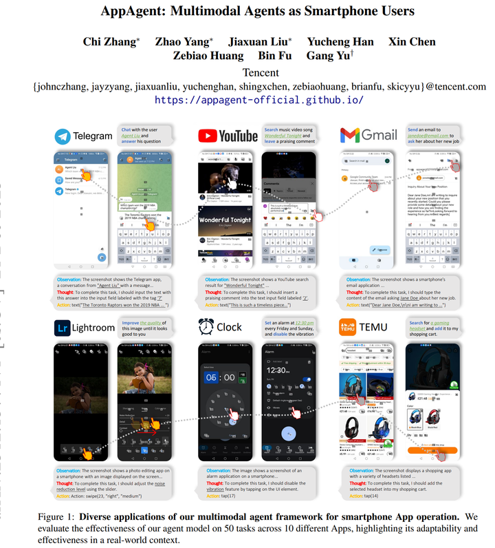 【LLM-agent】AppAgent：智能手机用户的多模态agent - 知乎
