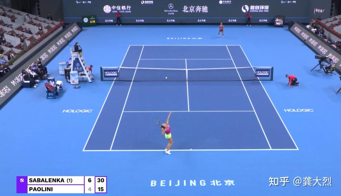 翻译：新科世界No.1萨巴伦卡：2盘险胜保利尼，WTA1000中网8强赛pk莱巴金娜 - 知乎