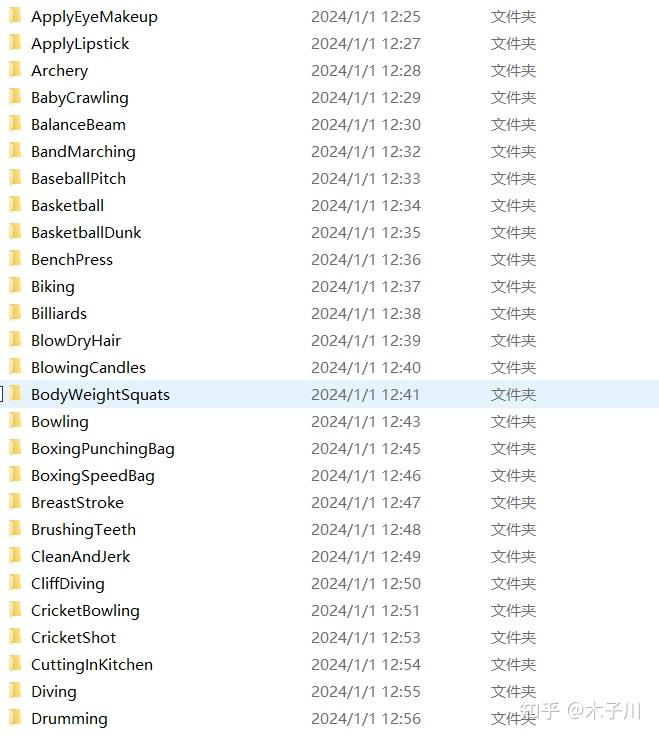 UCF101 数据集介绍与下载 - 知乎