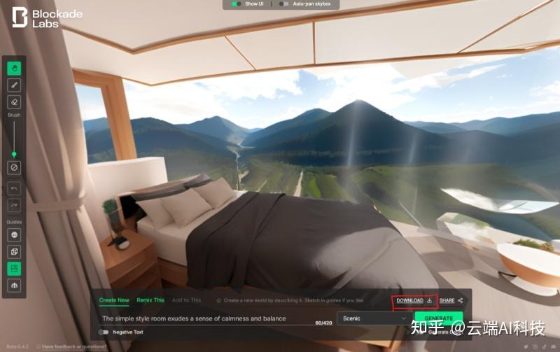 AI创造VR世界「Skybox AI」 文本转换成3D的工具Blockade Labs，一个让你用文字就能生成360度全全景图像的神奇工具「 ...