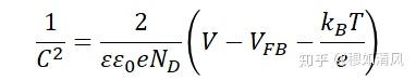 莫特-肖特基方程(Mott-Schottky equation) - 知乎