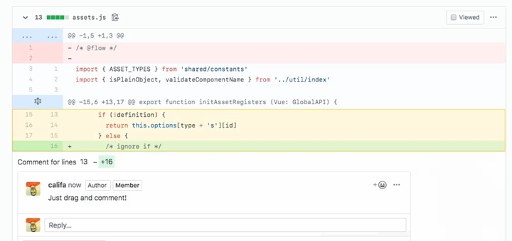 终于等到你！GitHub 终于支持 multi-line comments！ - 知乎