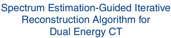 Spectrum Estimation-Guided Iterative Reconstruction Algorithm for Dual ...