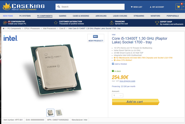 市面最低功耗，45瓦英特尔第 13 代 T 系列 CPU上市 - 知乎