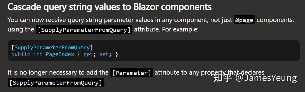 跟进 .NET 8 Blazor 之 ReuseTabs 支持 Query 属性绑定 - 知乎