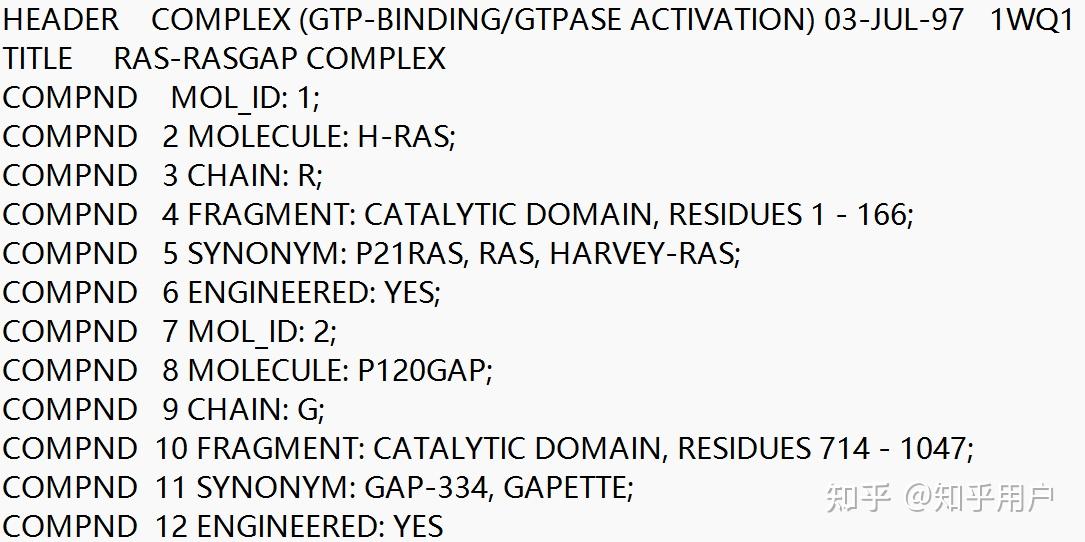 蛋白质PDB文件解读 - 知乎