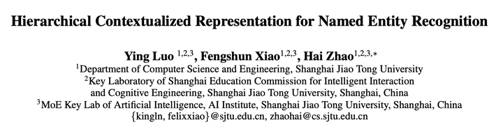 Hierarchical Contextualized Representation for NER - 知乎