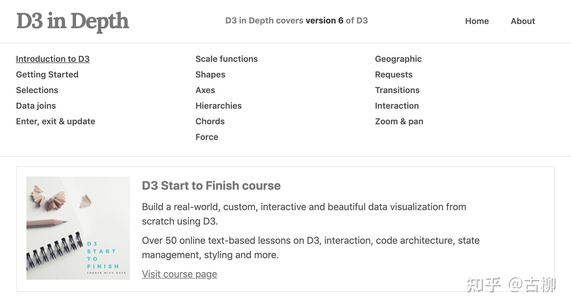 安利一些不错的D3.js数据可视化资源 - 知乎