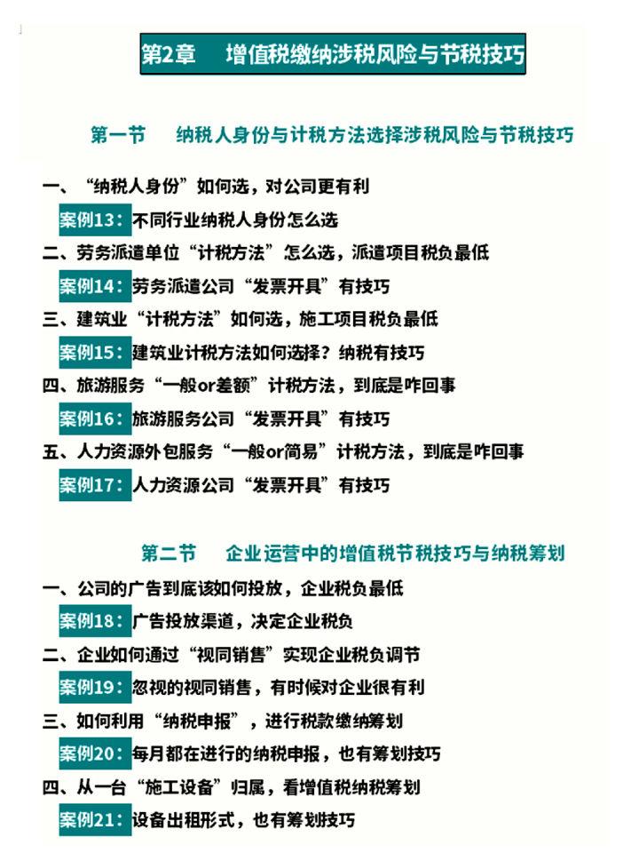 增值税、企业所得税及个人所得税税务筹划案例 知乎