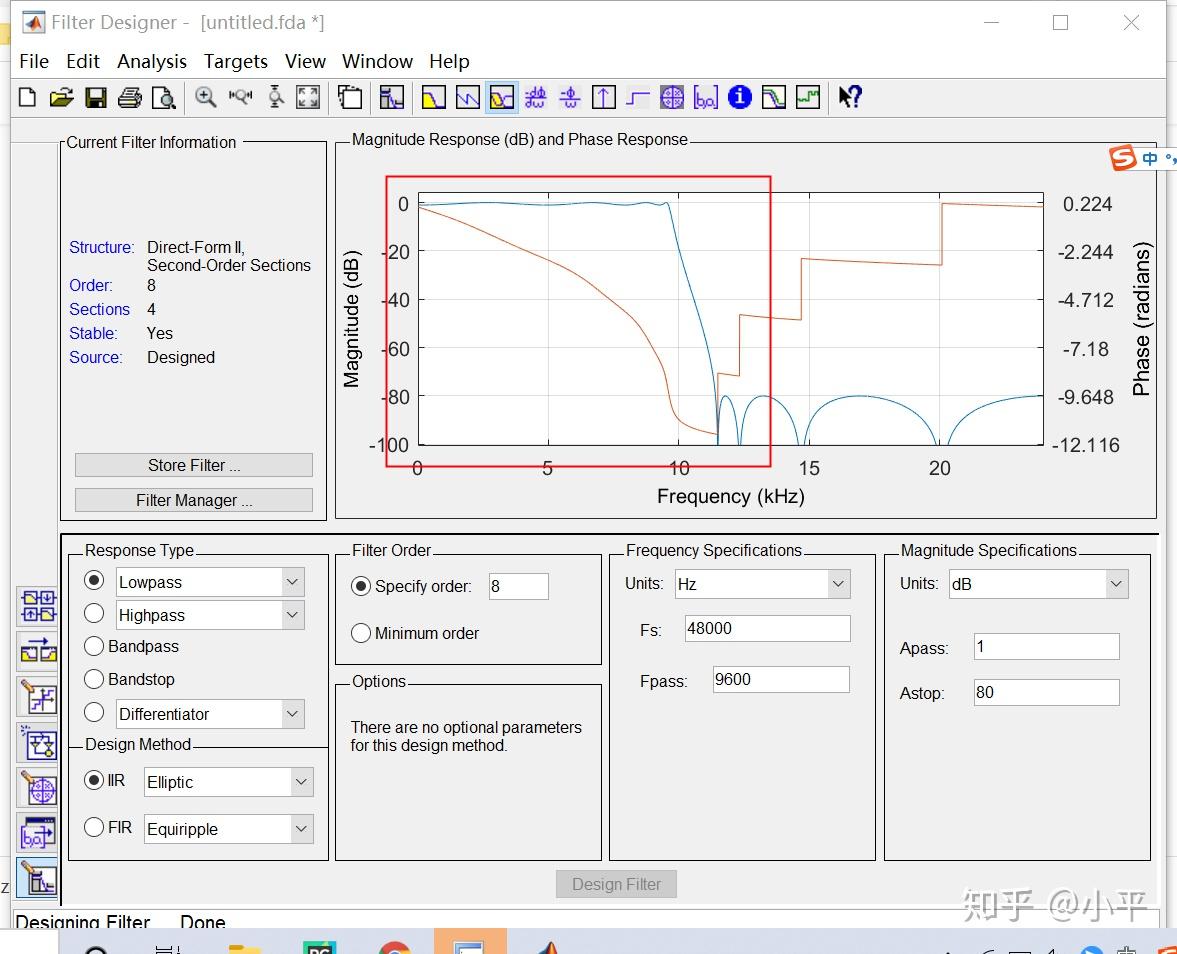 如何快速设计应用一个IIR滤波器 - 知乎