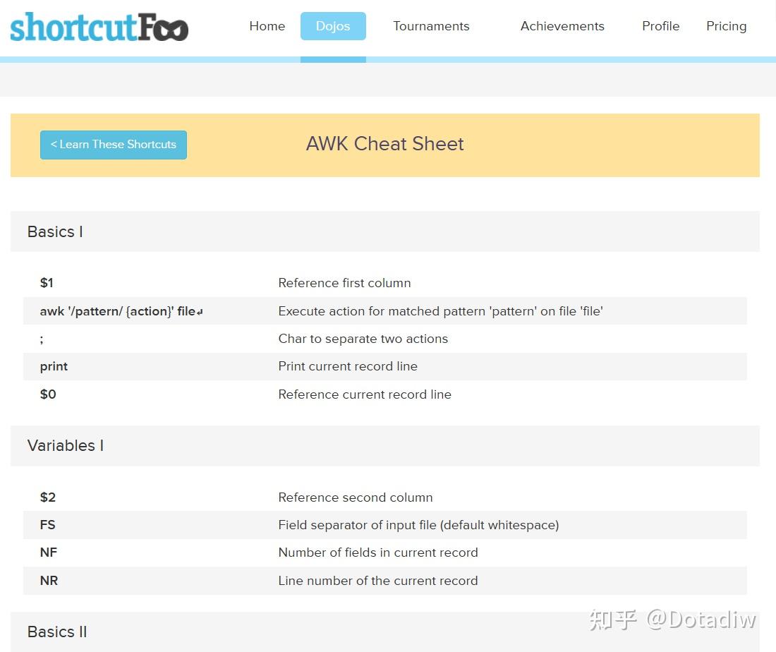 Unix/Linux 中常用的 AWK 基础命令示例 - 知乎