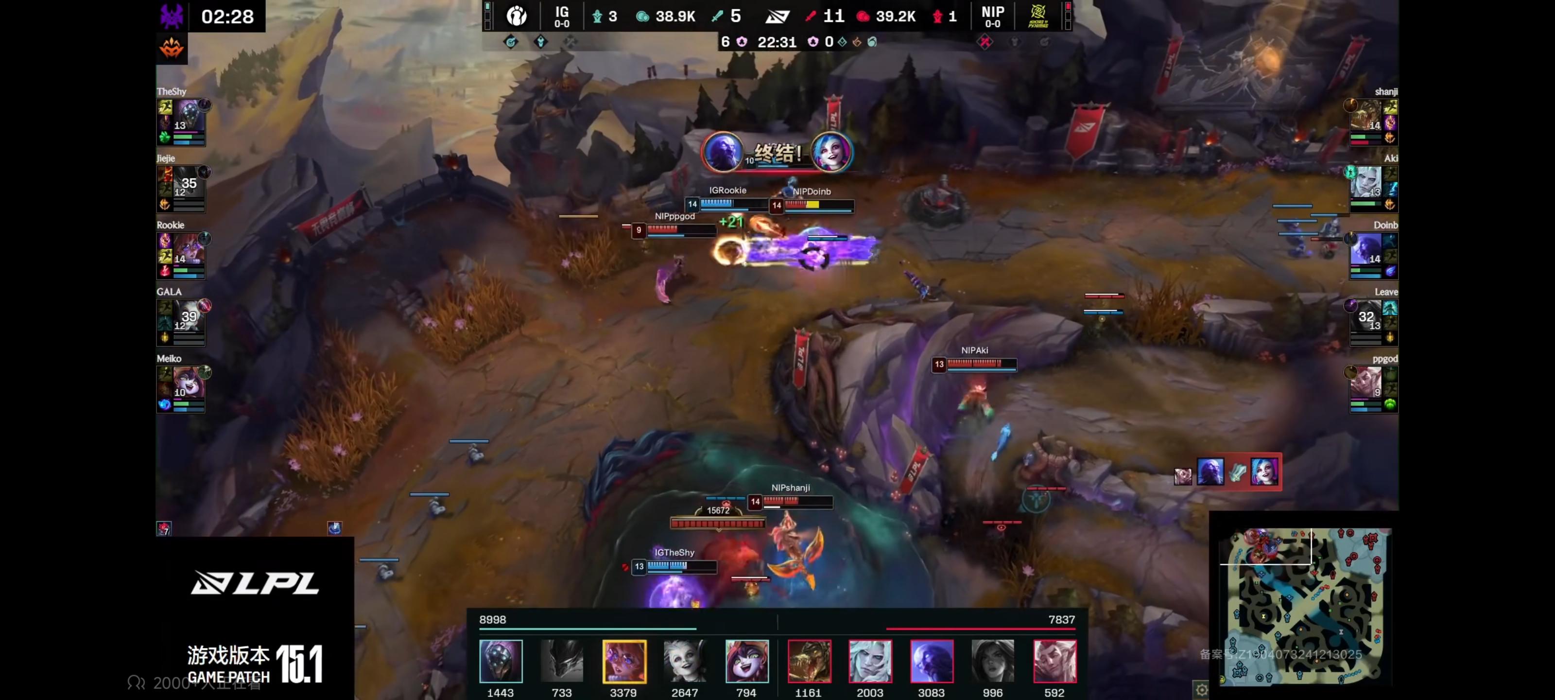 为什么IG vs NIP这场BO5的热度远高于其他对局？ - 知乎