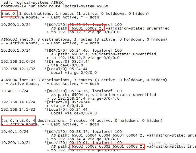 Juniper MX logical-system 不同实例之间的路由共享 - 知乎