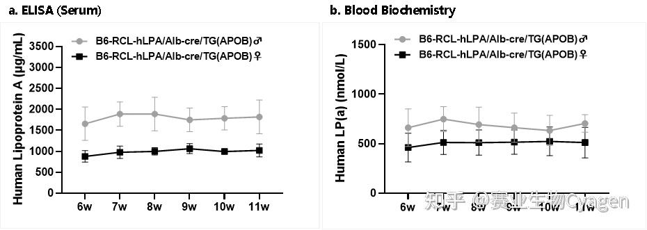 新款LPA&APOB双转基因小鼠：Lp(a)＞500 nmol/L，ApoB＞100 mg/dL，LDL-C升高5倍 - 知乎