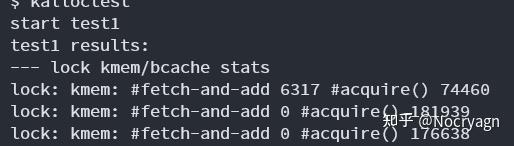 MIT6.S081 Lab8 Locks - 知乎