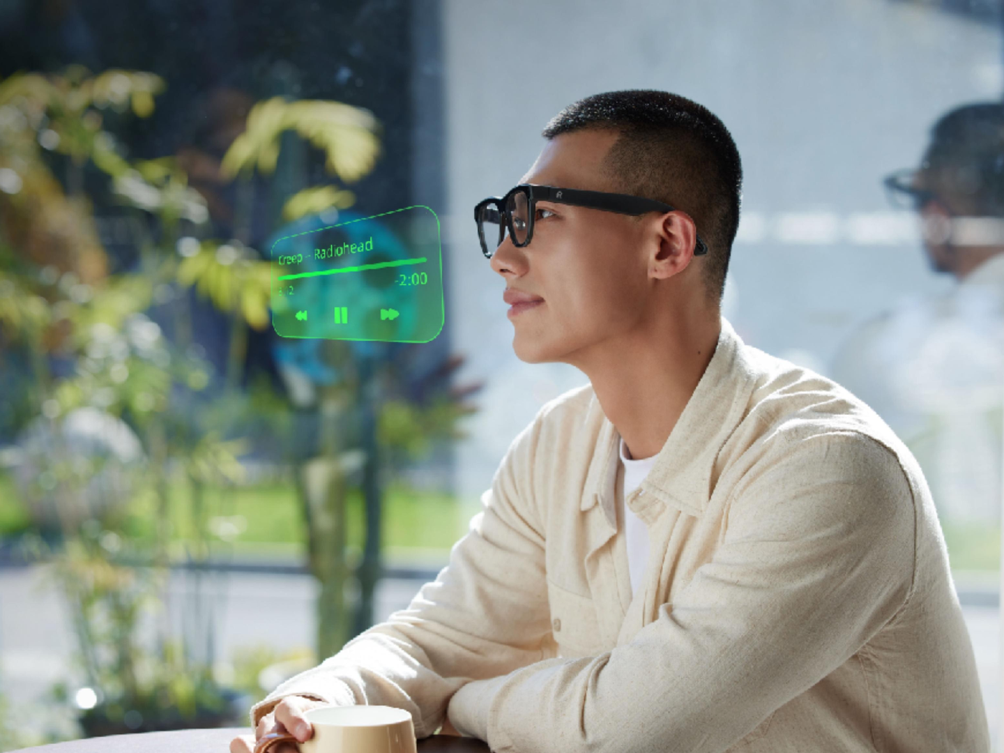 Rokid Glasses一体式AR眼镜亮相，双目衍射光波导方案+AI多模态识别技术 - 知乎