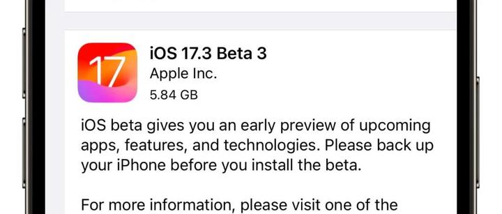 「尝鲜更新」iOS17.3 Beta3版本正式推送 - 知乎