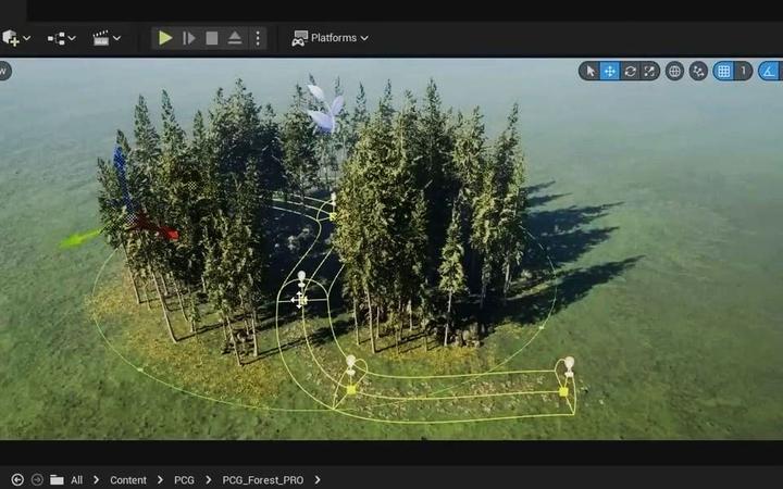 UE5.2预览版PCG工具：基础知识(01) ; 样条线(02) - 知乎