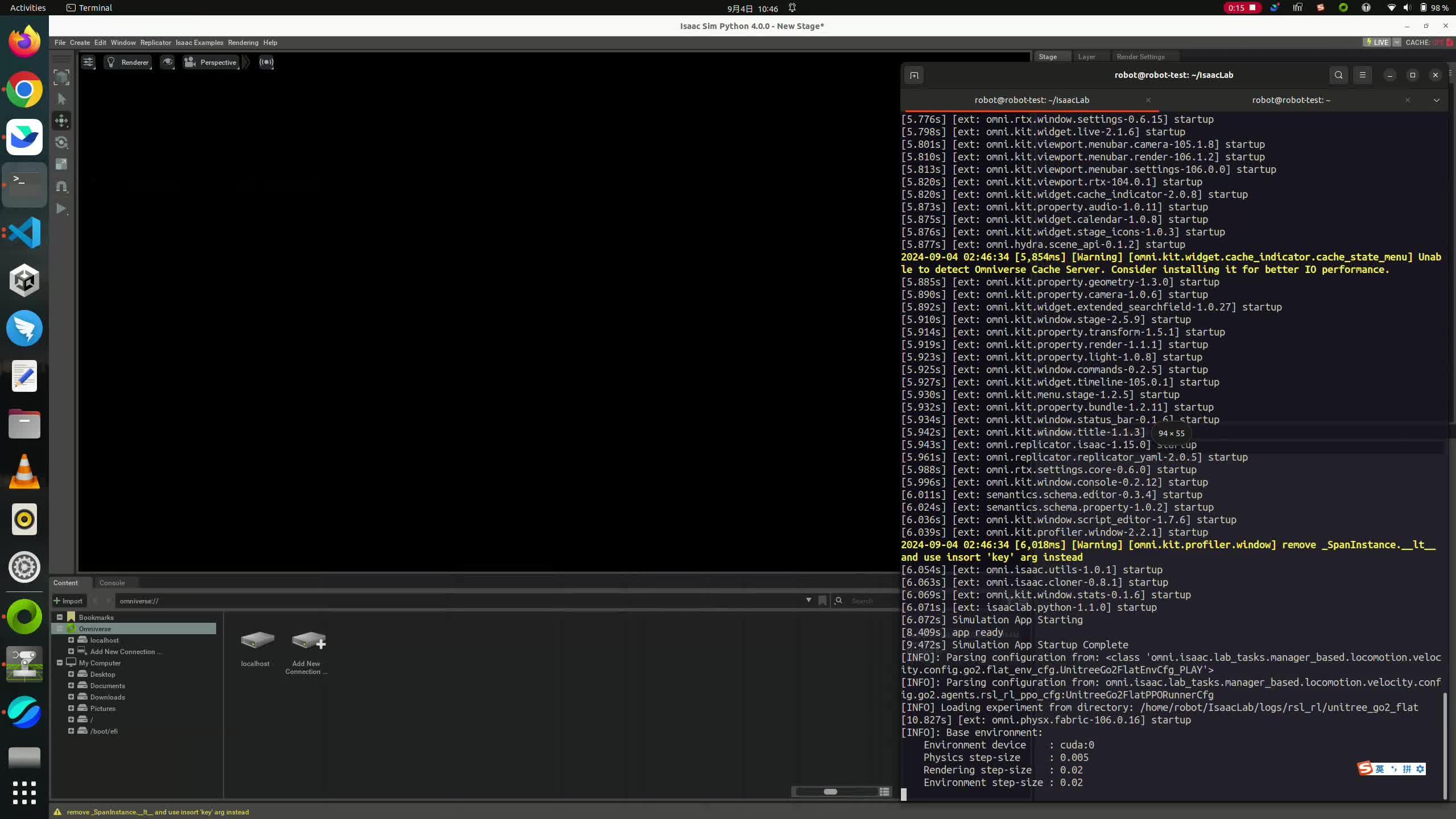 用 Isaac Sim/Lab 对宇树机器狗 Go2 做仿真训练 - 知乎