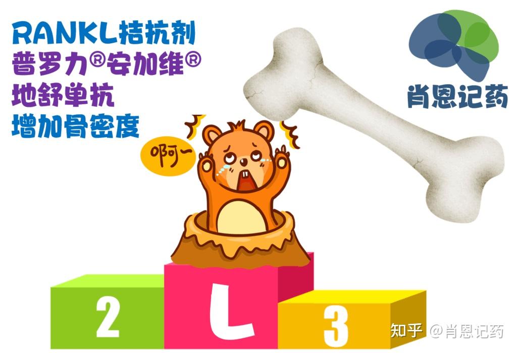 如何记住所有FDA批准生物药？| RANKL拮抗剂 | 普罗力®安加维®地舒单抗| 降低骨质疏松等相关骨事件 - 知乎