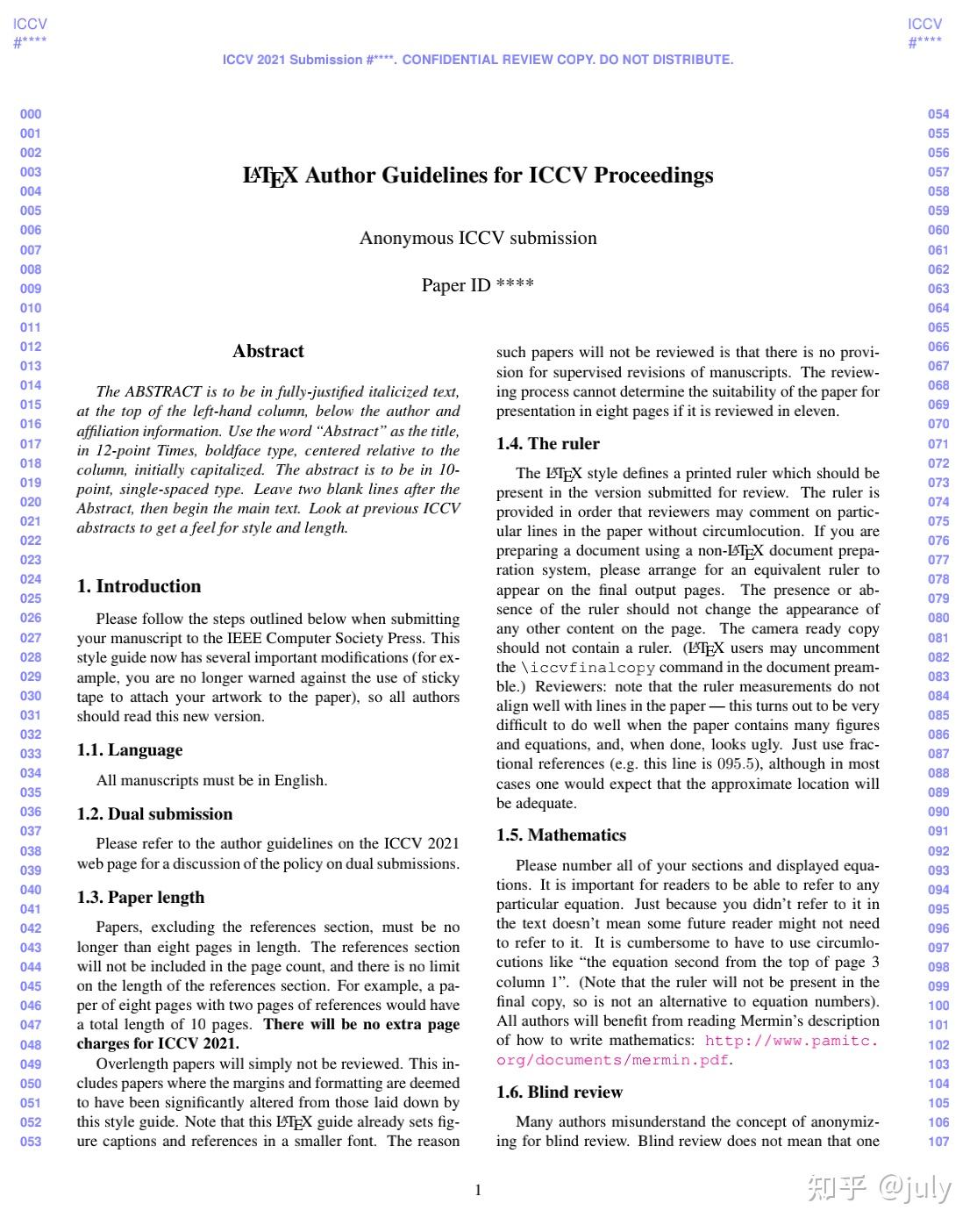 ICCV2021已开放注册，附投稿时间节点、官方论文模版！ - 知乎