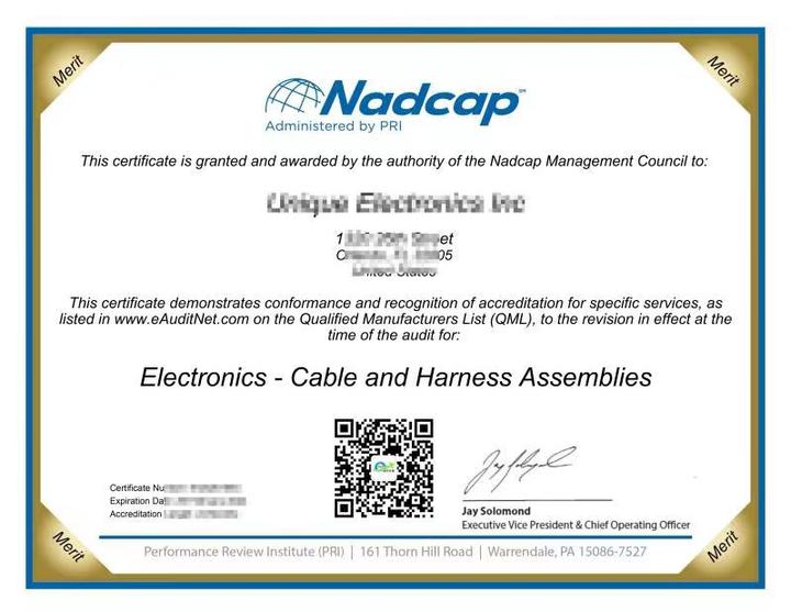 Rossell Techsys获nadcap ac7121 电子电缆及线束组件认证 - 知乎