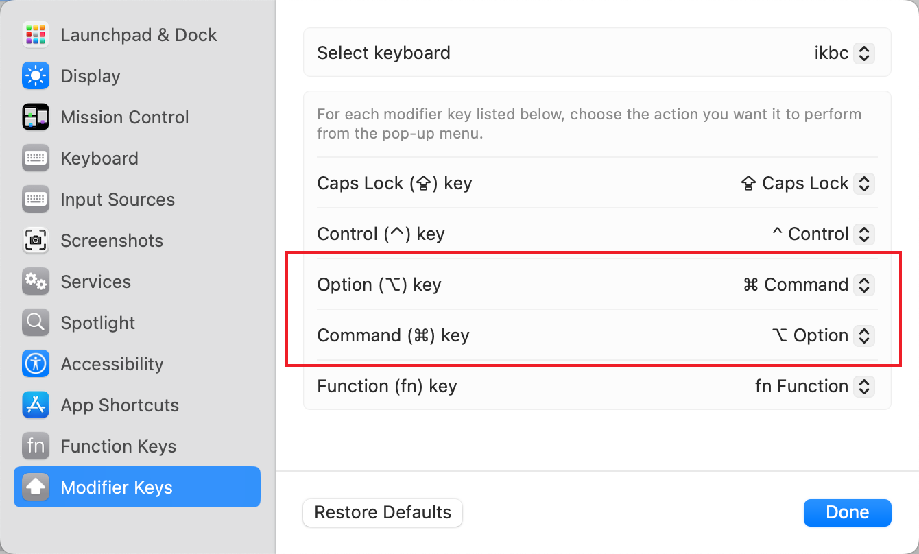mac装了windows系统以后，怎么把command键设置为alt键？ - 知乎