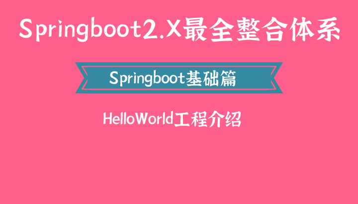 SpringBoot2.x整合体系（HelloWorld工程） - 知乎