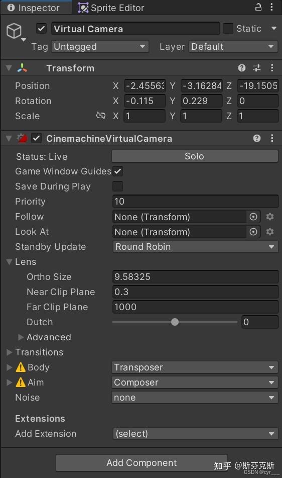 Unity教程（十一）使用Cinemachine添加并调整相机 - 知乎
