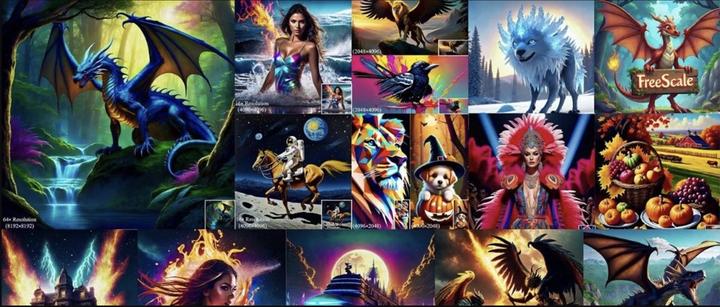 首次实现8K图像生成！FreeScale让扩散模型解锁更高分辨率！| 南洋理工&阿里&复旦 - 知乎