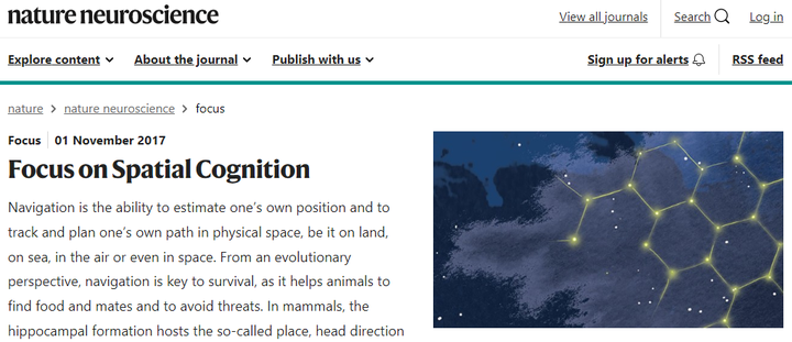 空间认知——Nature Neuroscience特辑 - 知乎