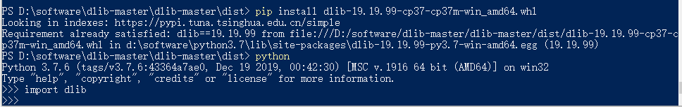 win10+dlib+python3.7+minGW编译安装 - 知乎