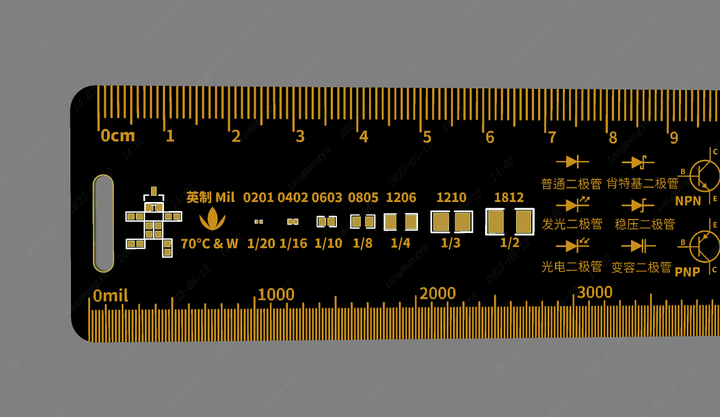 设计了一把专属于电子爱好者的尺子 - 知乎