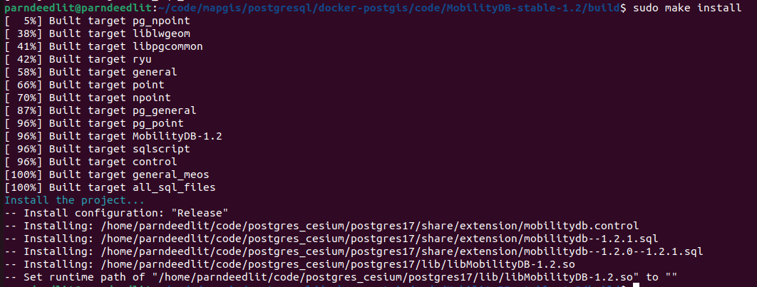 Ubuntut 编译postgres 轨迹拓展 MobilityDB - 知乎