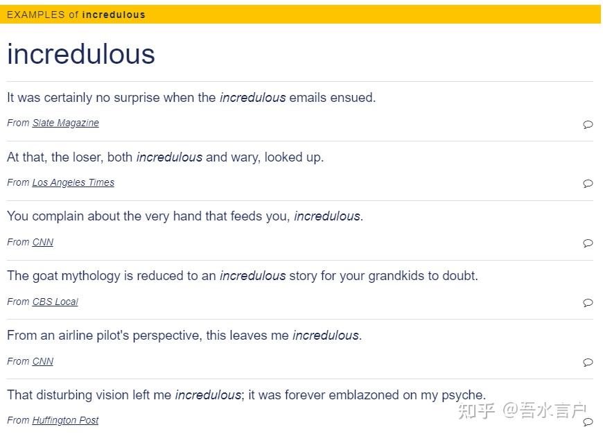 incredible和incredulous的区别 - 知乎