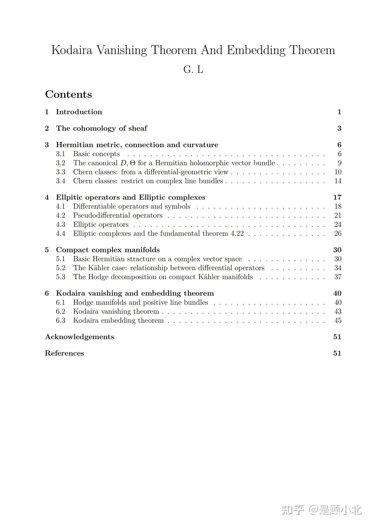 Kodaira Vanishing Theorem And Embedding Theorem （小平消灭定理和嵌入定理） - 知乎