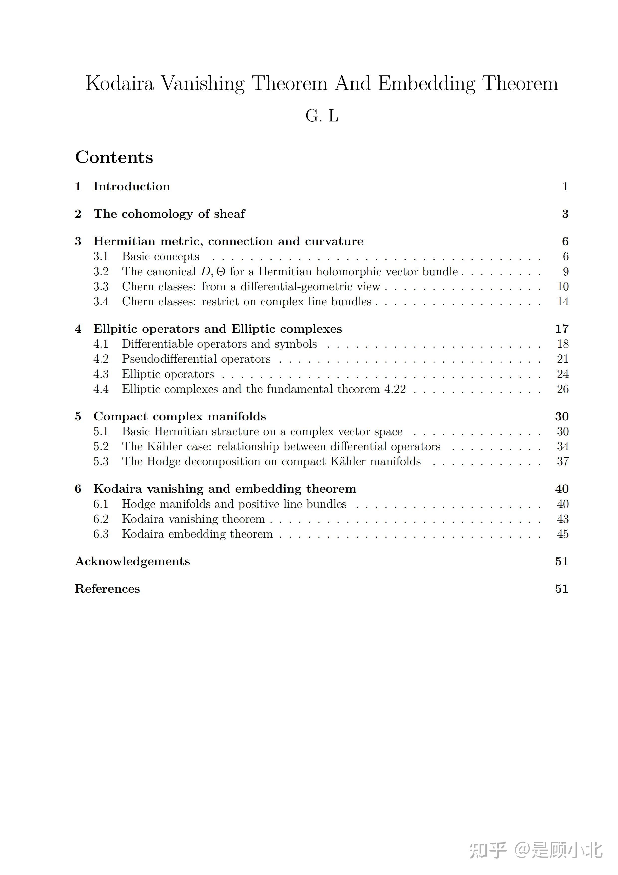 Kodaira Vanishing Theorem And Embedding Theorem （小平消灭定理和嵌入定理） - 知乎
