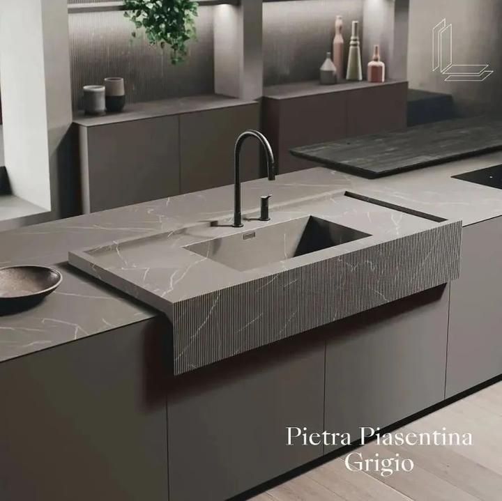 意大利LAMINAM岩板家装应用｜闪电灰麻 - 知乎