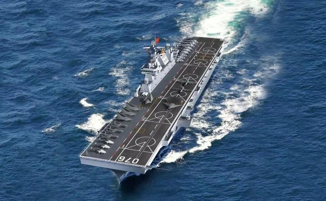 076电磁弹射两栖攻击舰：全球首款 - 知乎