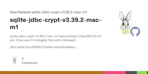 sqlcipher-jdbc-mac-m1(arm) - 知乎