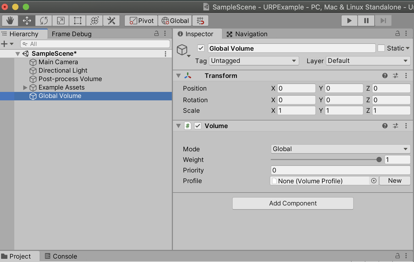 如何扩展Unity URP的后处理Volume组件