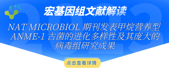 宏基因组文献解读 | NAT MICROBIOL 期刊发表甲烷营养型 ANME-1 古菌的进化多样性及其庞大的病毒组研究进展 - 知乎