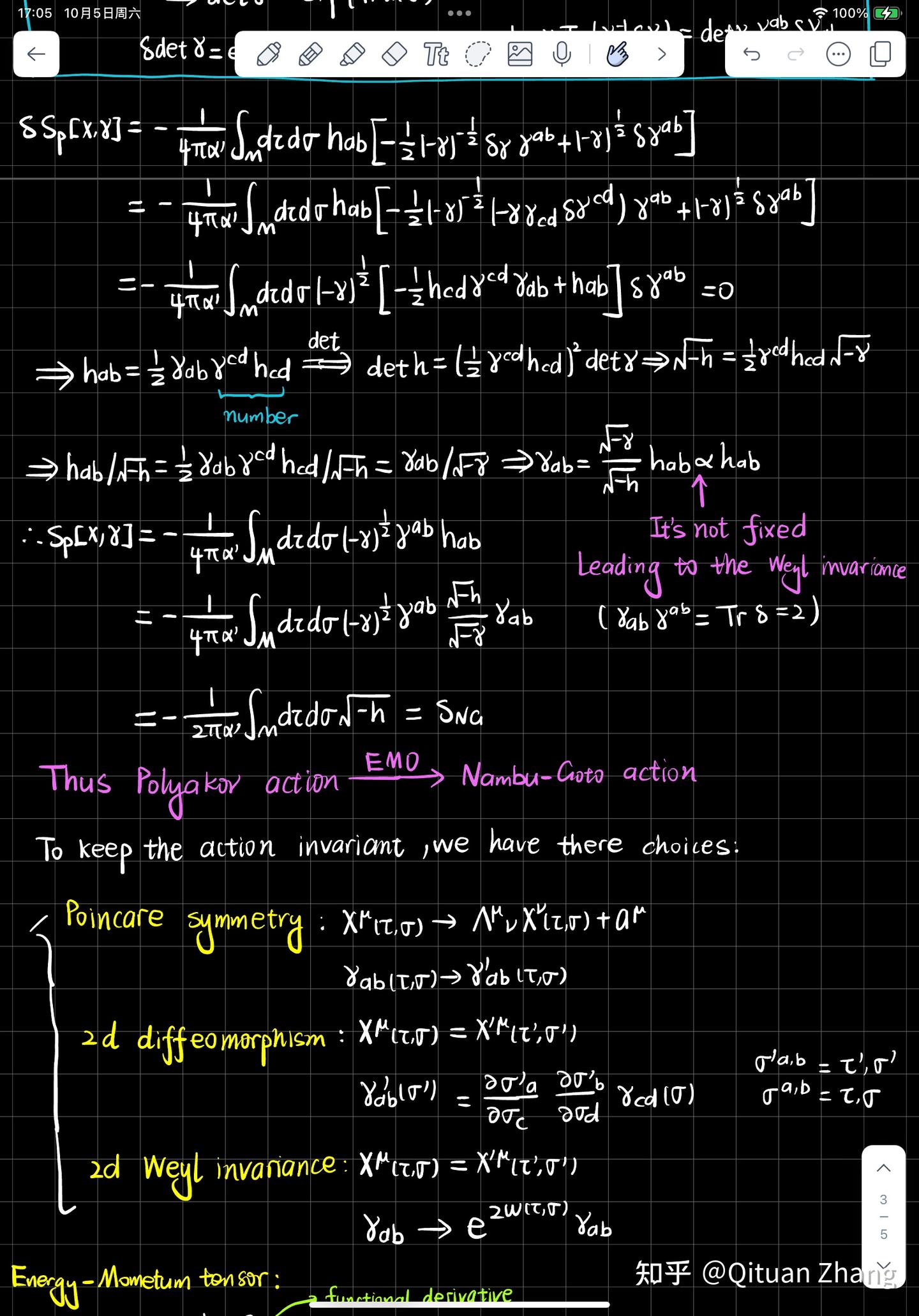 1.2 Nambu-Goto作用量、Polyakov作用量以及弦的边界条件 - 知乎