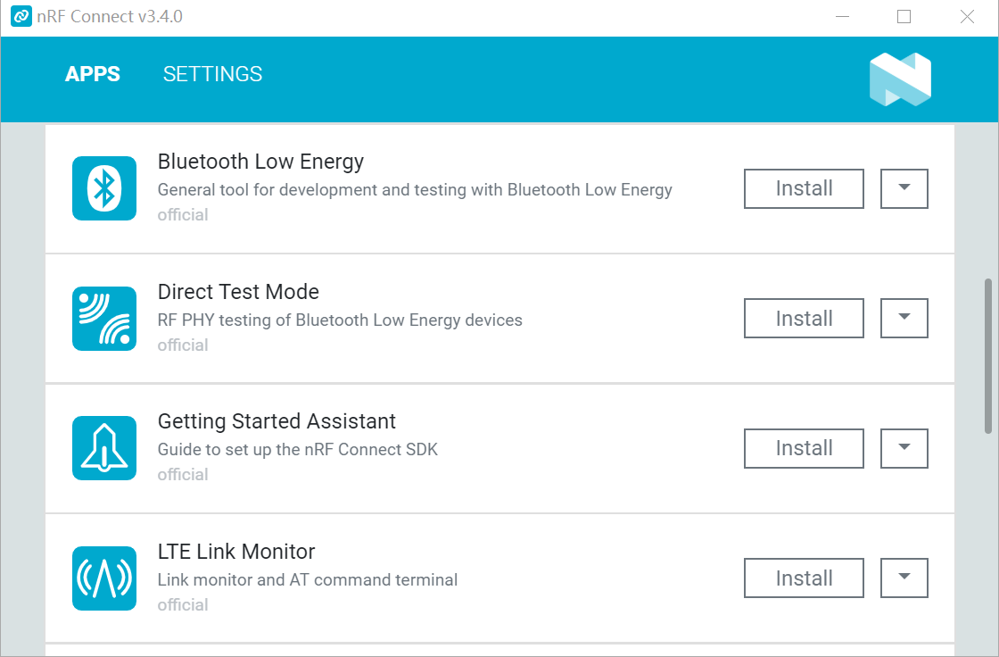 nRF connect for PC 配置 - 知乎